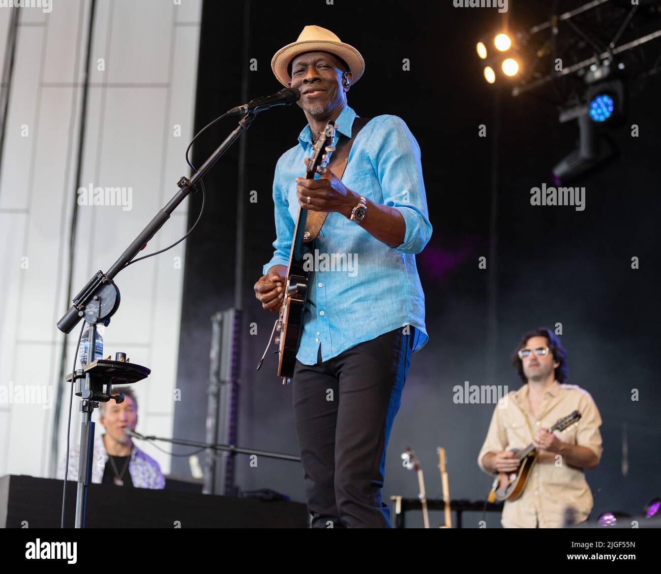 July 9, 2022, Indianapolis, Indiana, USA: Keb' Mo' opens for Sheryl ...