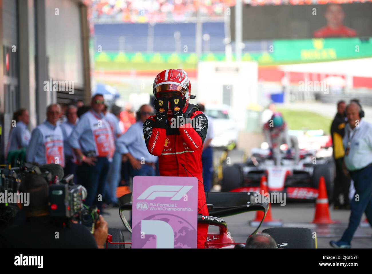 #16 Charles Leclerc Scuderia Ferrari win the Austrian GP, 6-10 July ...