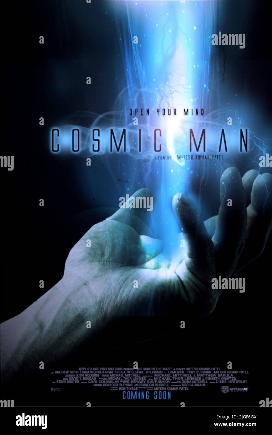 MOVIE POSTER, COSMIC-MAN, 2014 Stock Photo - Alamy