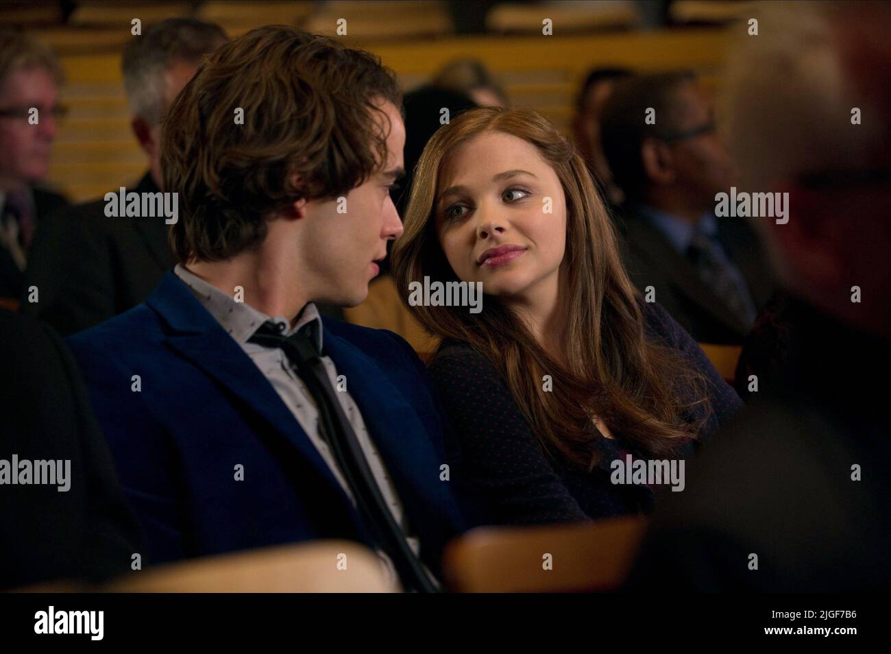 JAMIE BLACKLEY, CHLOE GRACE MORETZ, IF I STAY, 2014 Stock Photo - Alamy