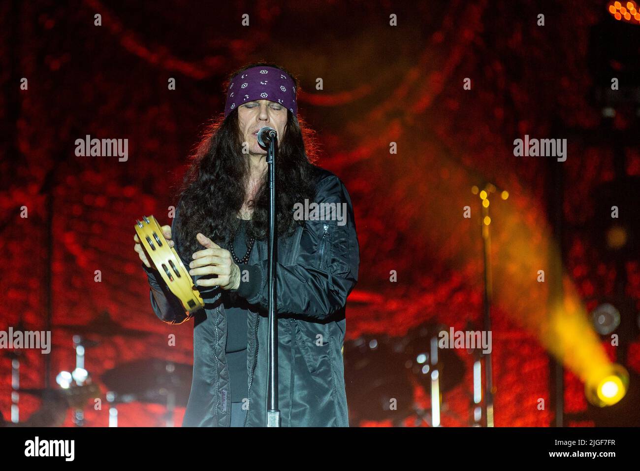 Ian Astbury of The Cult at Summerfest Music Festival on July 9, 2022 ...