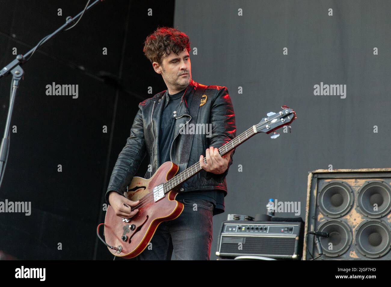 Peter Hayes of Black Rebel Motorcycle Club at Summerfest Music Festival ...