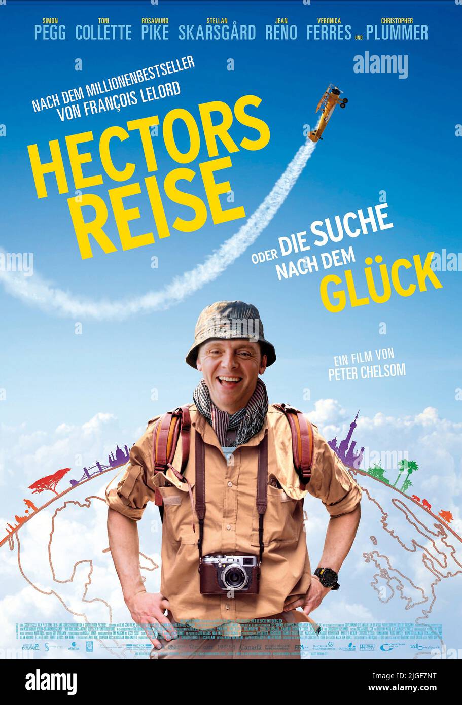 SIMON PEGG POSTER, HECTOR AND THE SEARCH FOR HAPPINESS, 2014 Stock Photo - Alamy