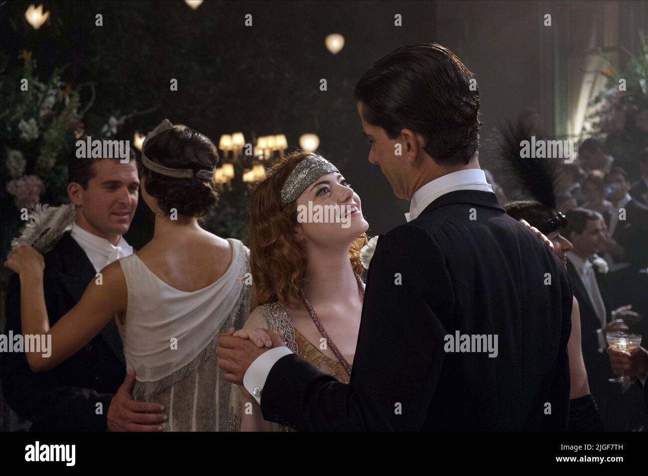 EMMA STONE, HAMISH LINKLATER, MAGIC IN THE MOONLIGHT, 2014 Stock Photo ...