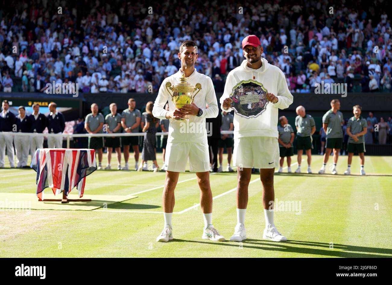 Nick wimbledon runner up trophy hi-res stock photography and images - Alamy