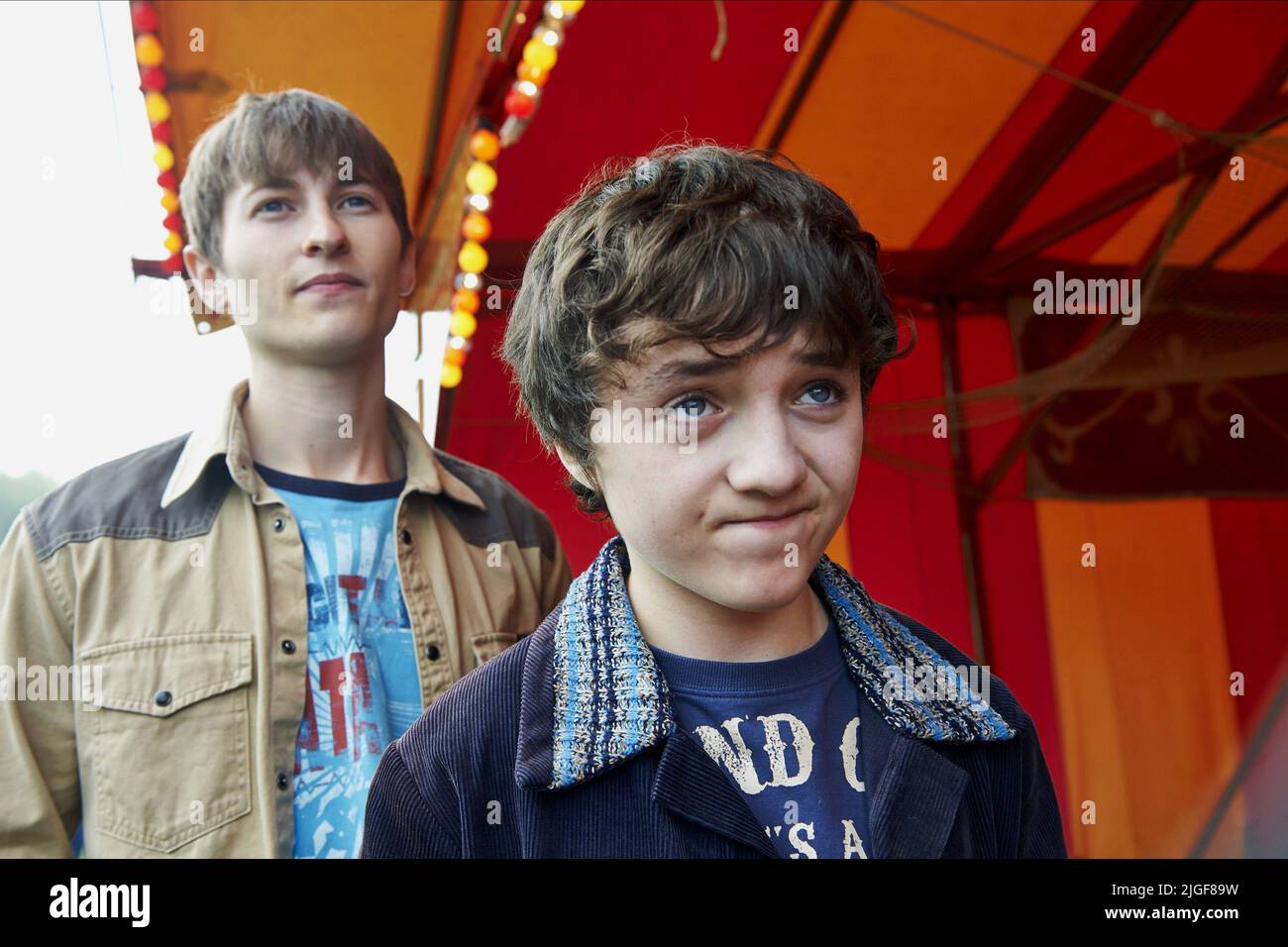 LUKE TITTENSOR, SPIKE WHITE, PUDSEY THE DOG: THE MOVIE, 2014 Stock ...