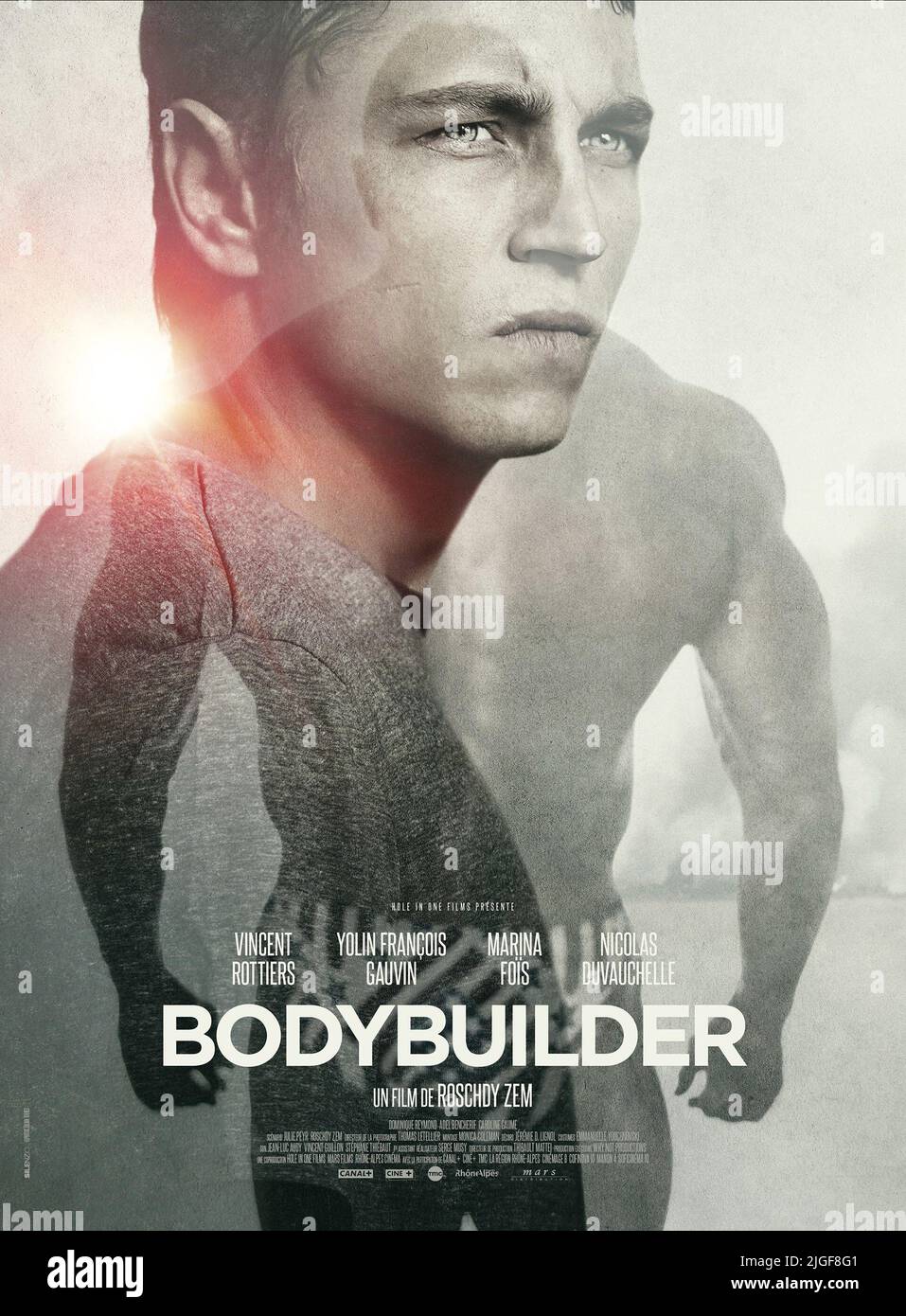 VINCENT ROTTIERS POSTER, BODYBUILDER, 2014 Stock Photo - Alamy