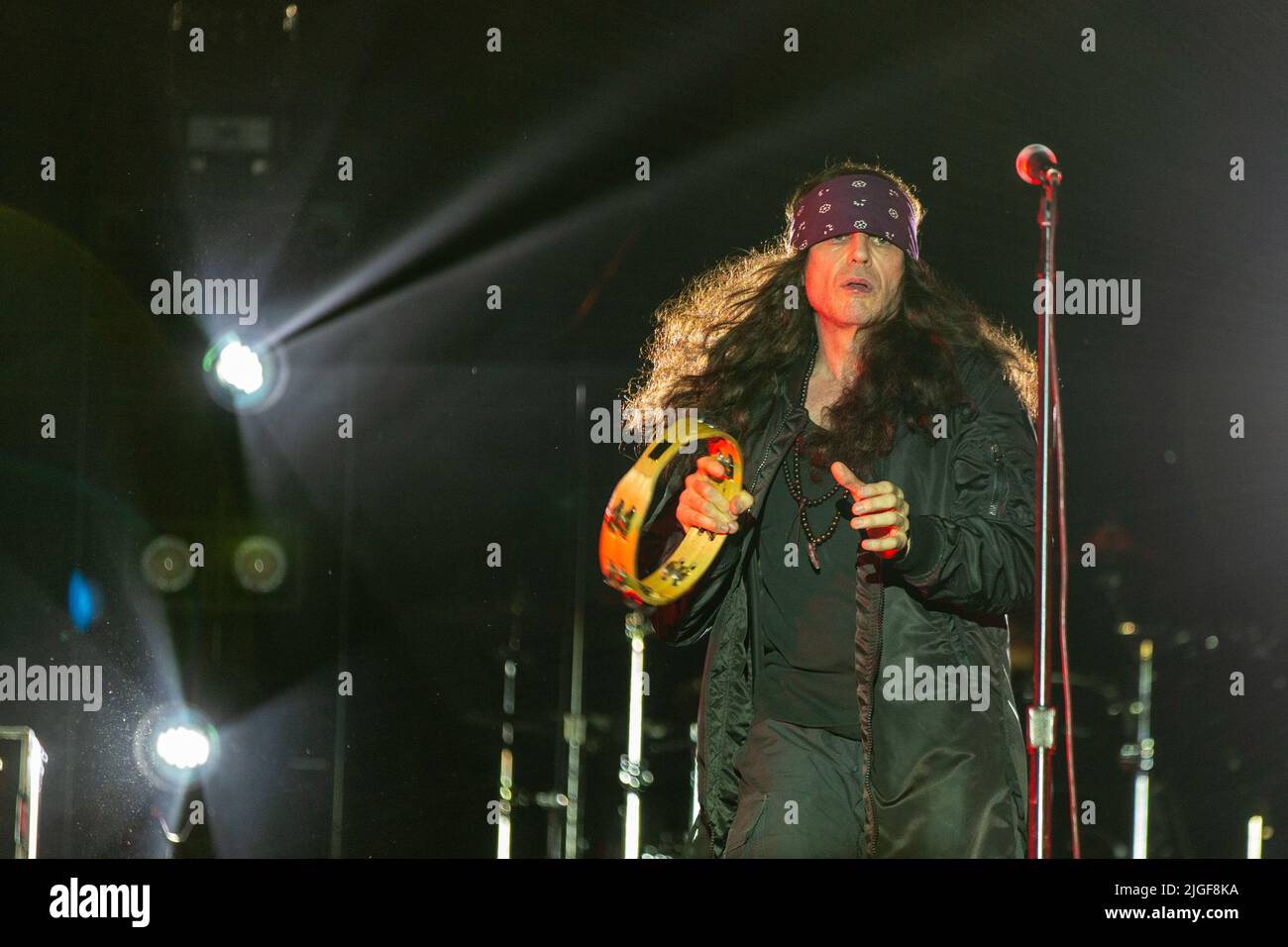 Ian Astbury of The Cult at Summerfest Music Festival on July 9, 2022 ...