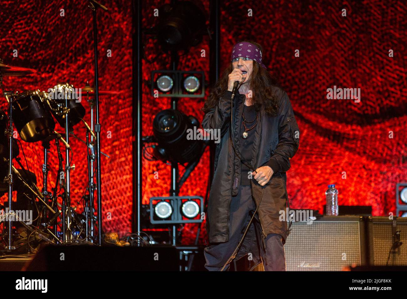 Ian Astbury of The Cult at Summerfest Music Festival on July 9, 2022 ...