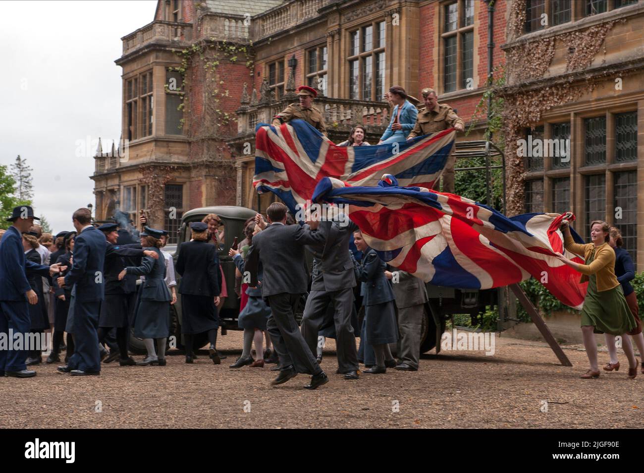 CELEBRATION SCENE, THE IMITATION GAME, 2014 Stock Photo - Alamy