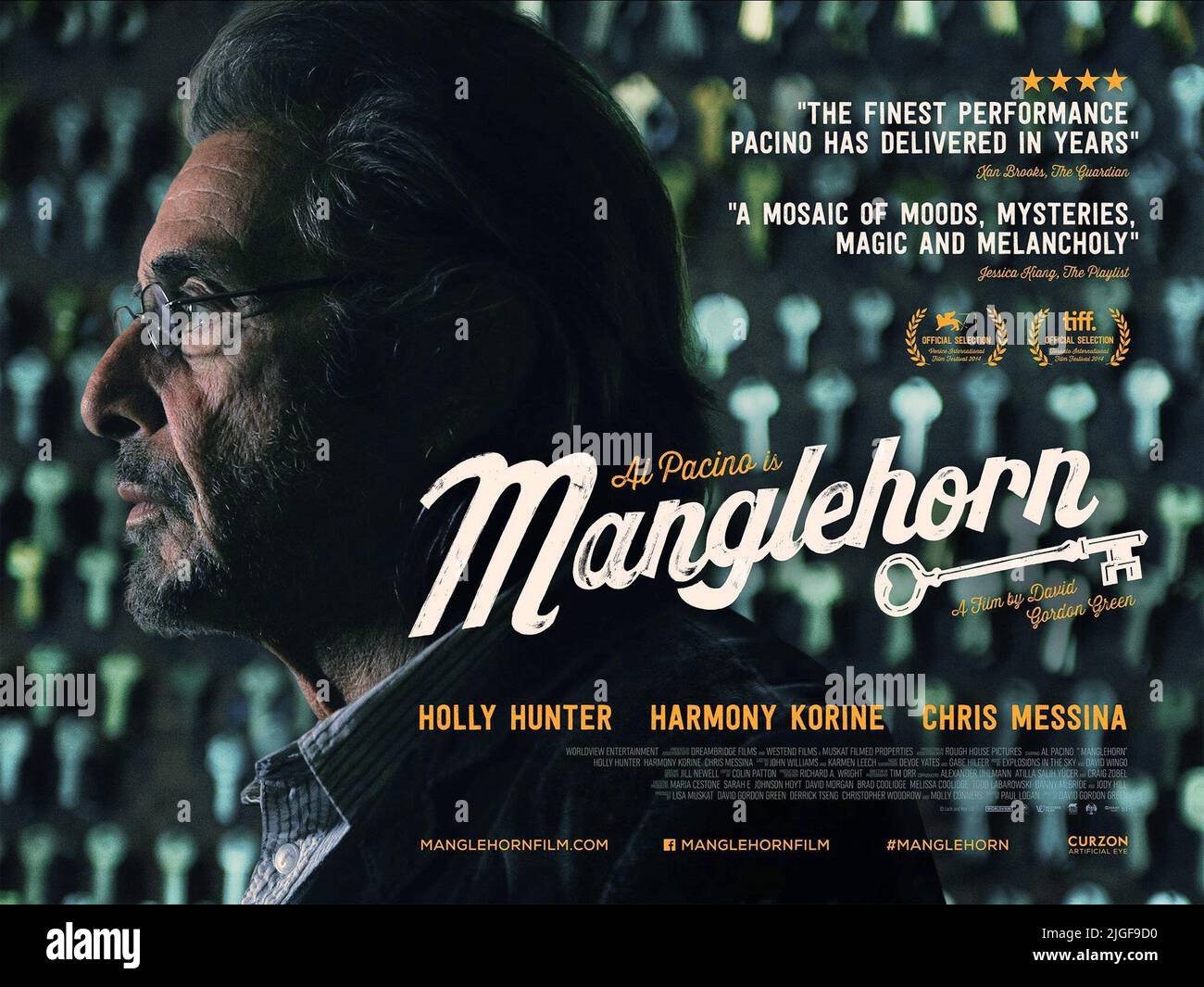 AL PACINO POSTER, MANGLEHORN, 2014 Stock Photo - Alamy