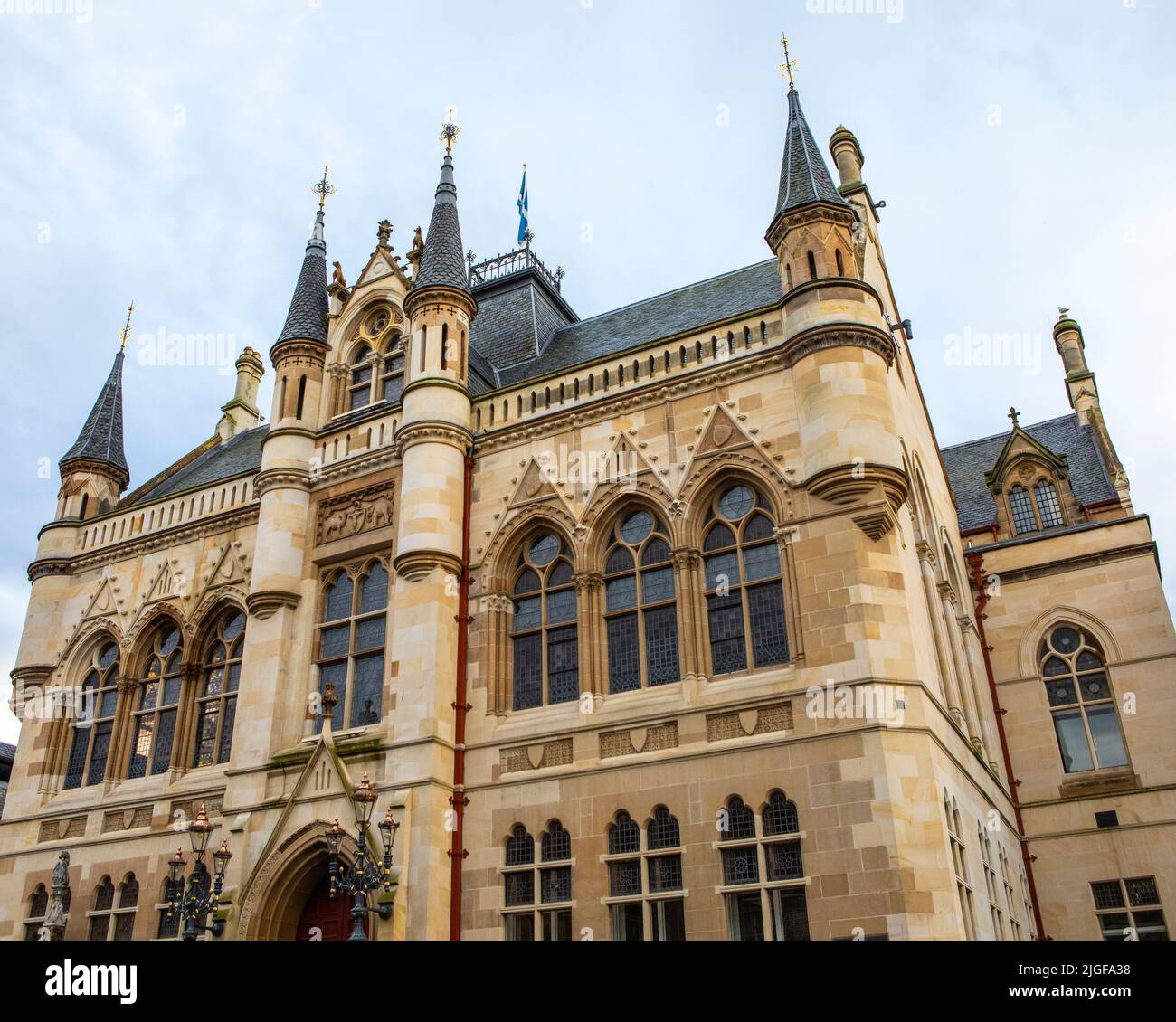 The historic Inverness Town House in the city of Inverness in Scotland ...