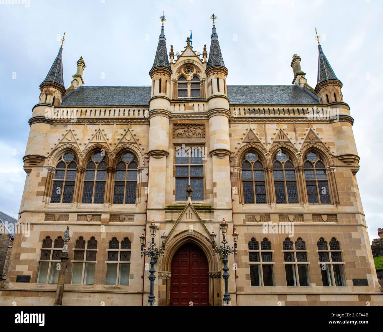 The historic Inverness Town House in the city of Inverness in Scotland ...