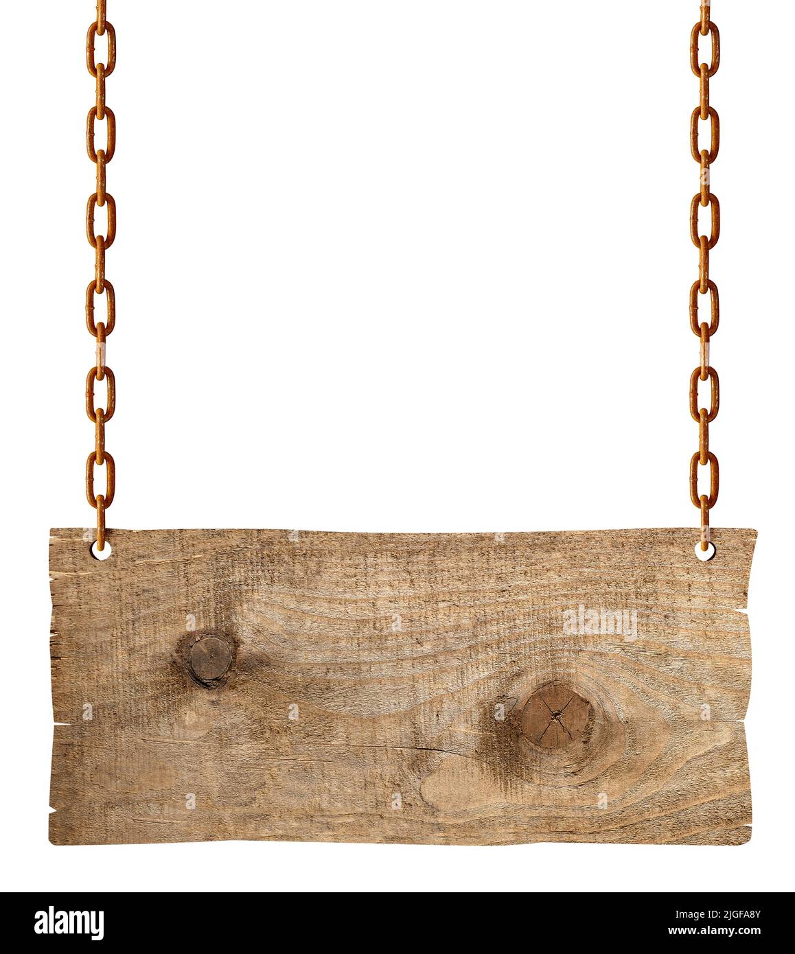 wooden sign chain ropesignboard signpost Stock Photo - Alamy