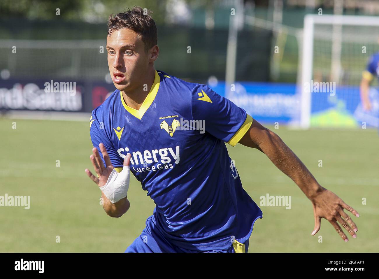 Filippo Terracciano of Hellas Verona FC during Hellas Verona vs US Primiero, 1° frendly match ...