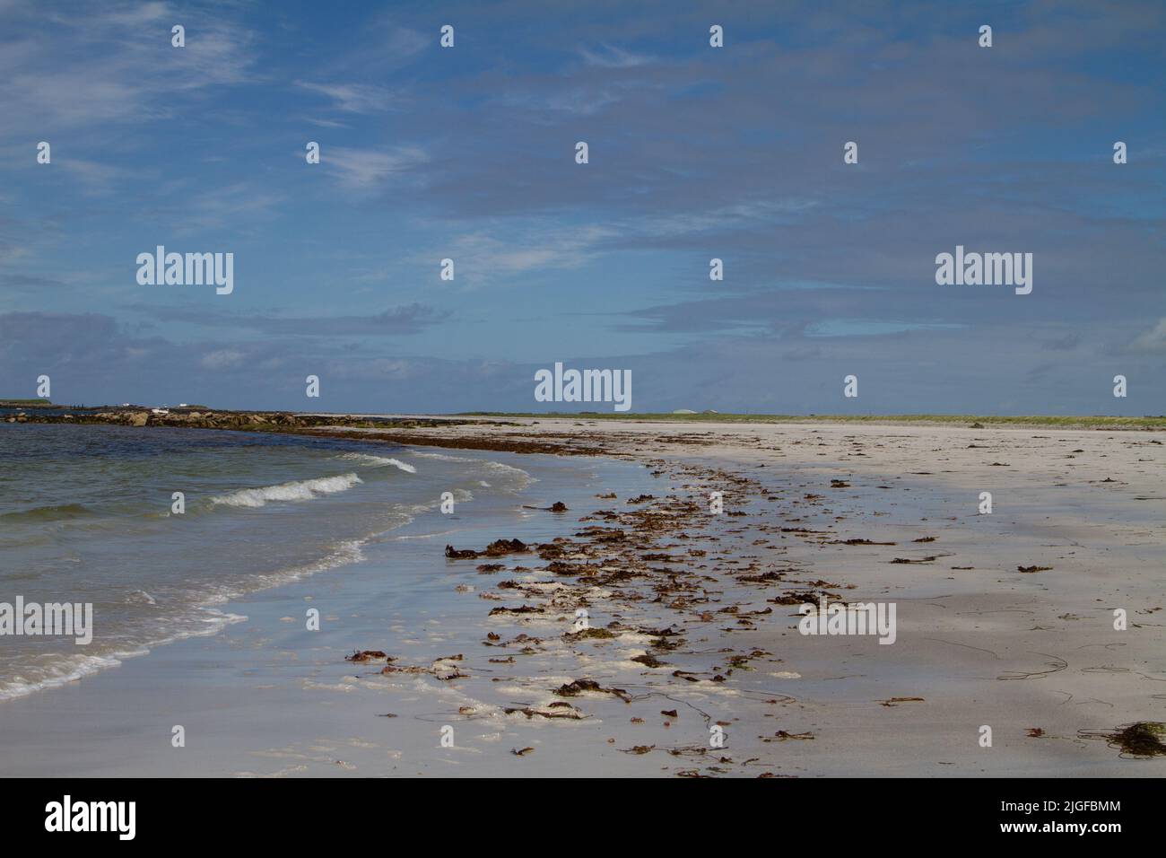 tidewrack at Gearraidh na Monadh Beach Stock Photo - Alamy