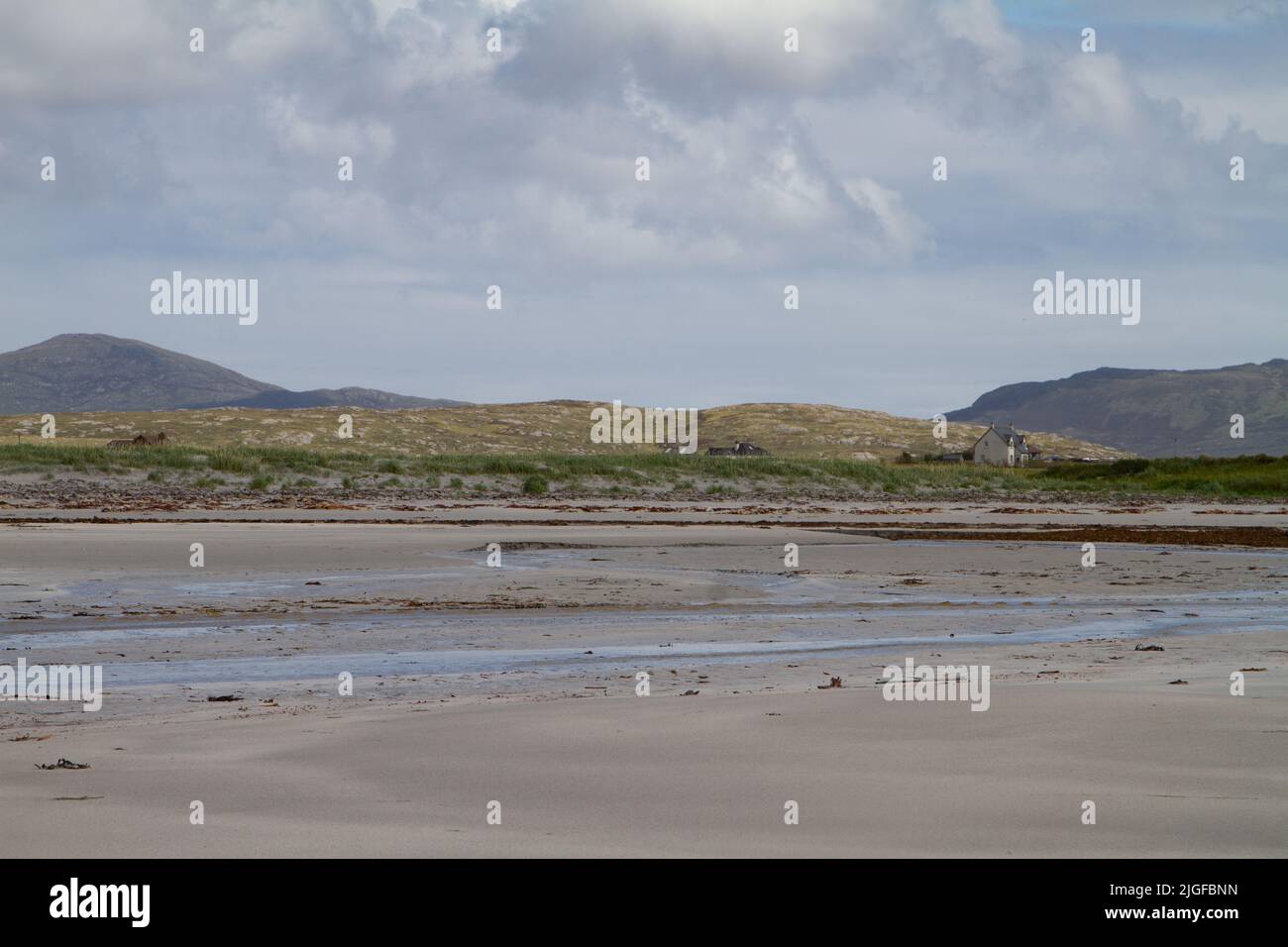 Gerraidh na mona and Boisdale beach, South Uist, HEbrides, Scotland ...