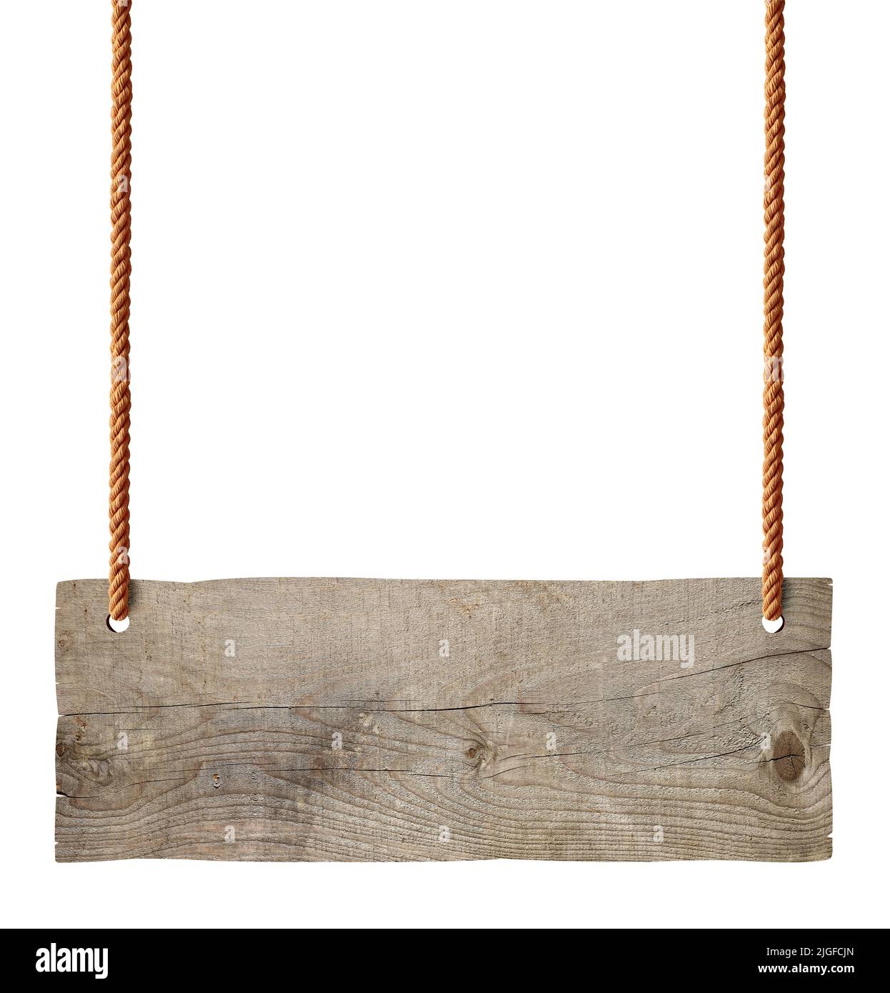wooden sign chain ropesignboard signpost Stock Photo - Alamy