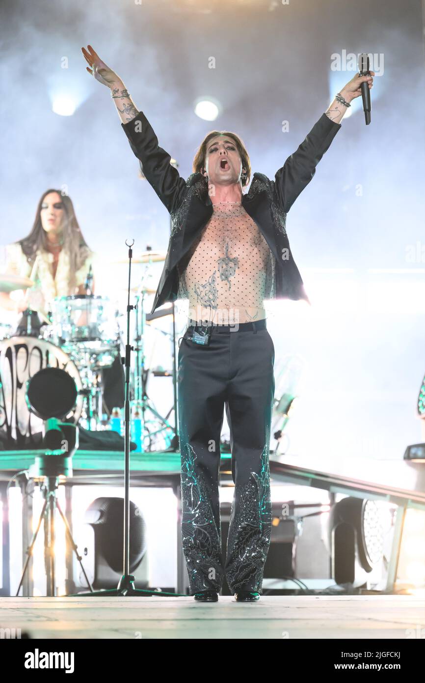 Torchio Ethan (Maneskin), David Damiano (Maneskin). Maneskin concert in ...