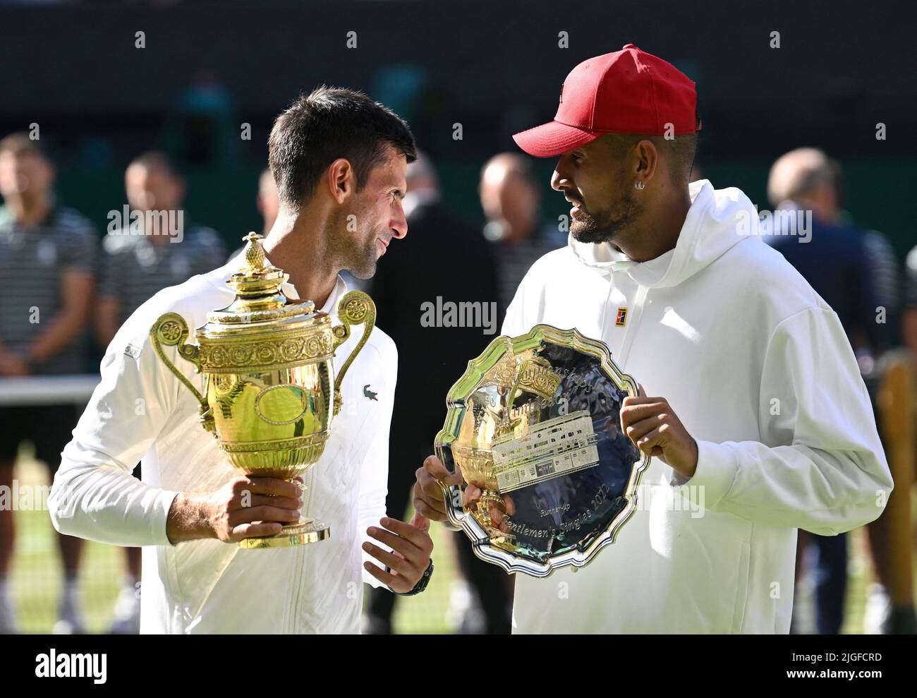 Nick wimbledon runner up trophy hi-res stock photography and images - Alamy