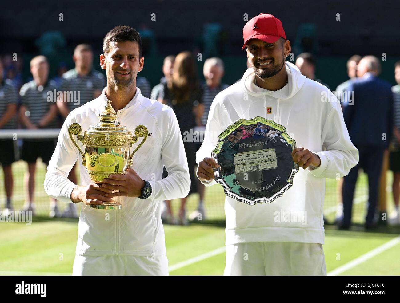 Nick wimbledon runner up trophy hi-res stock photography and images - Alamy