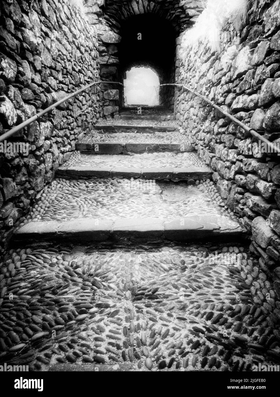 Dunnottar castle Black and White Stock Photos & Images - Alamy