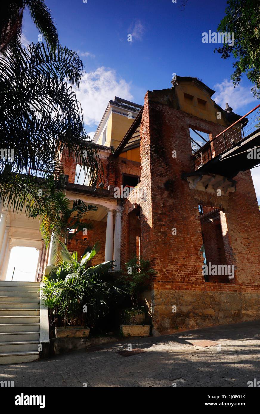 Ruins Park (Parque das Ruinas), Santa Teresa neighborhood, Rio de ...