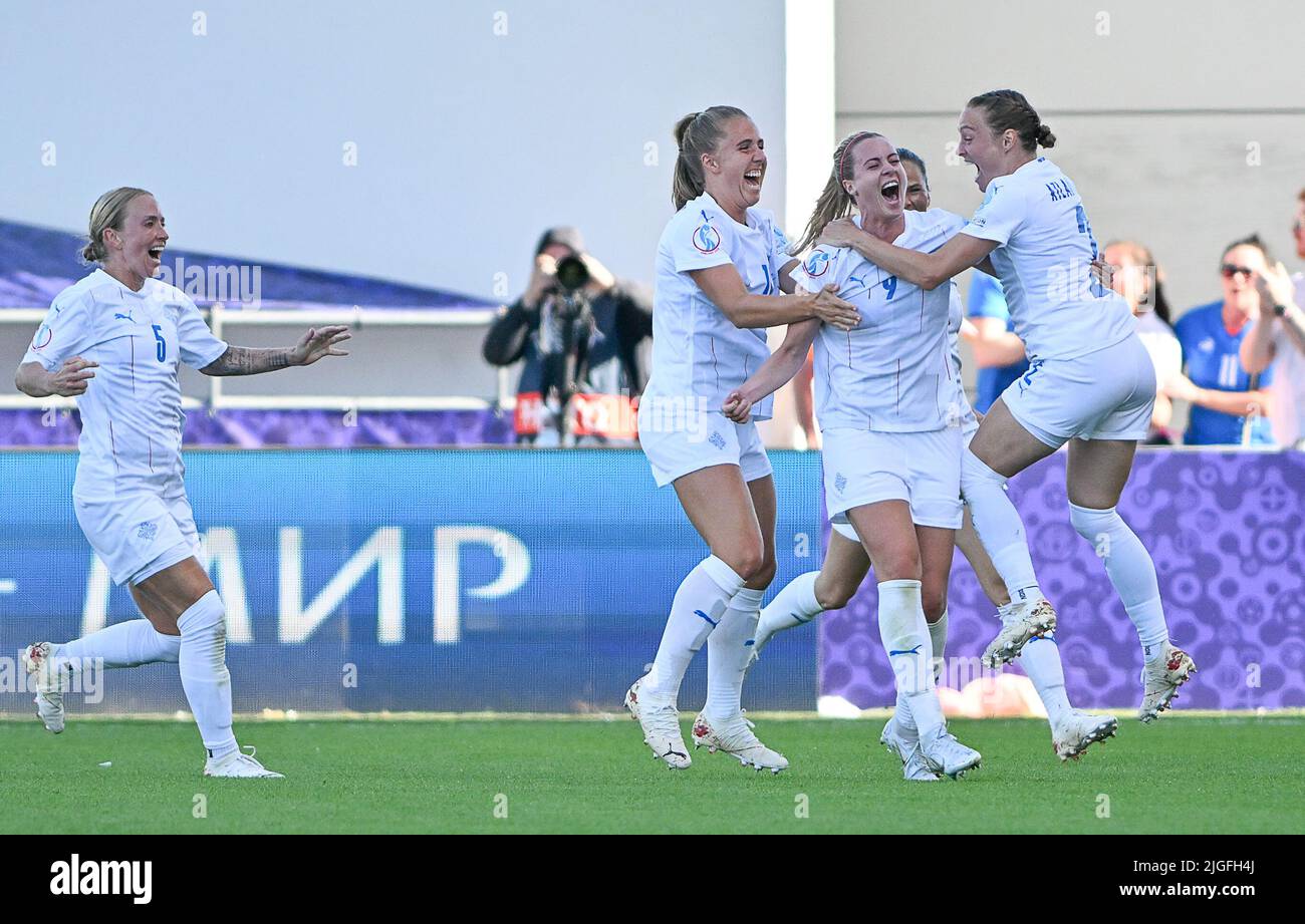 Manchester, UK. 10th July, 2022. Iceland's Berglind Thorvaldsdottir ...