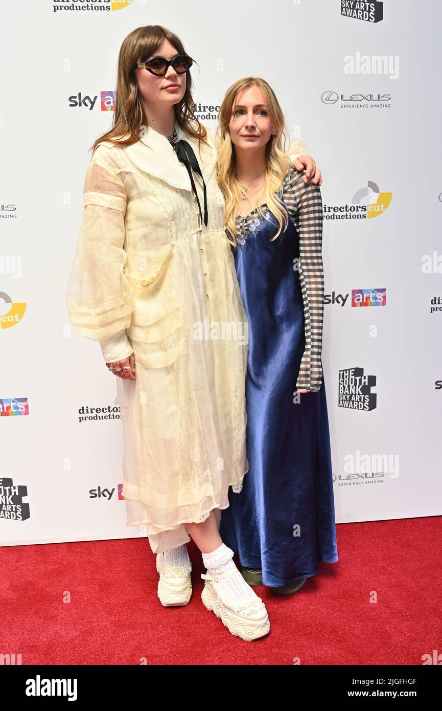 London, UK. 10th July, 2022. Rhian Teasdale and Hester Chambers of Wet ...