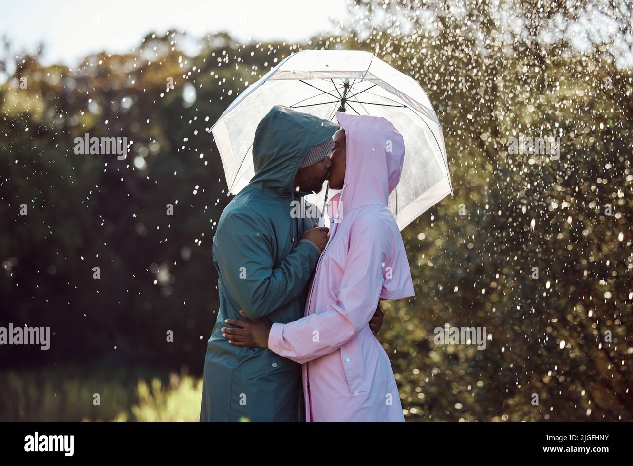Most Romantic Couple In Rain