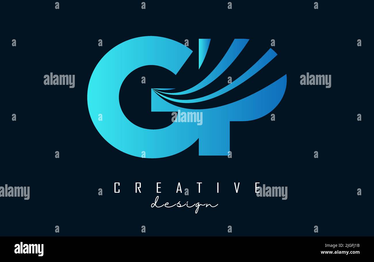 Gp letters vector vectors hi-res stock photography and images - Alamy