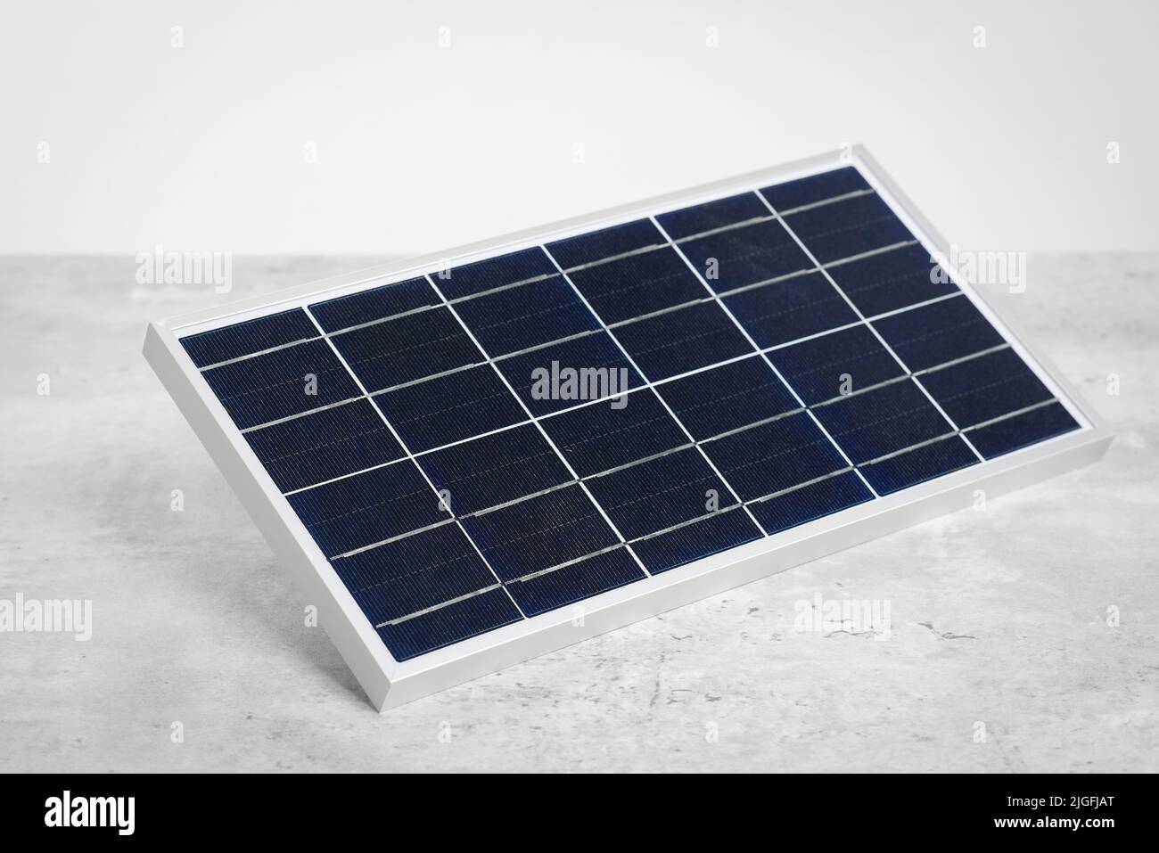 Photovoltaic, solar cell panel isolated over white background. Envergy ...