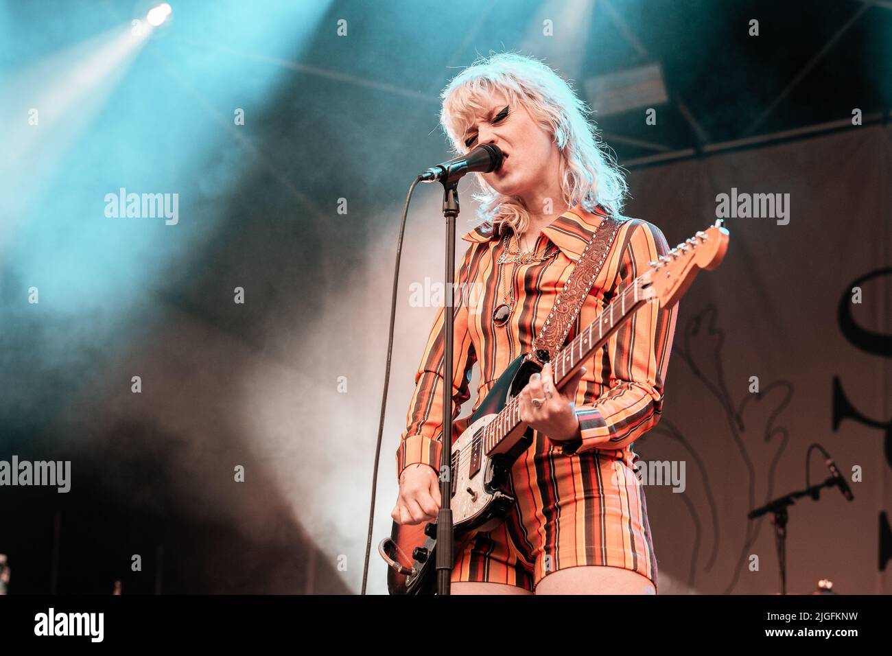 Copenhagen, Denmark. 10th, June 2022. The British indie rock band Black ...