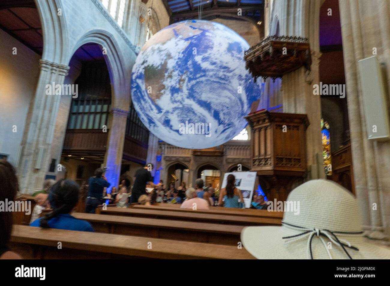 GAIA Globe, University Church of St Mary the Virgin Stock Photo - Alamy