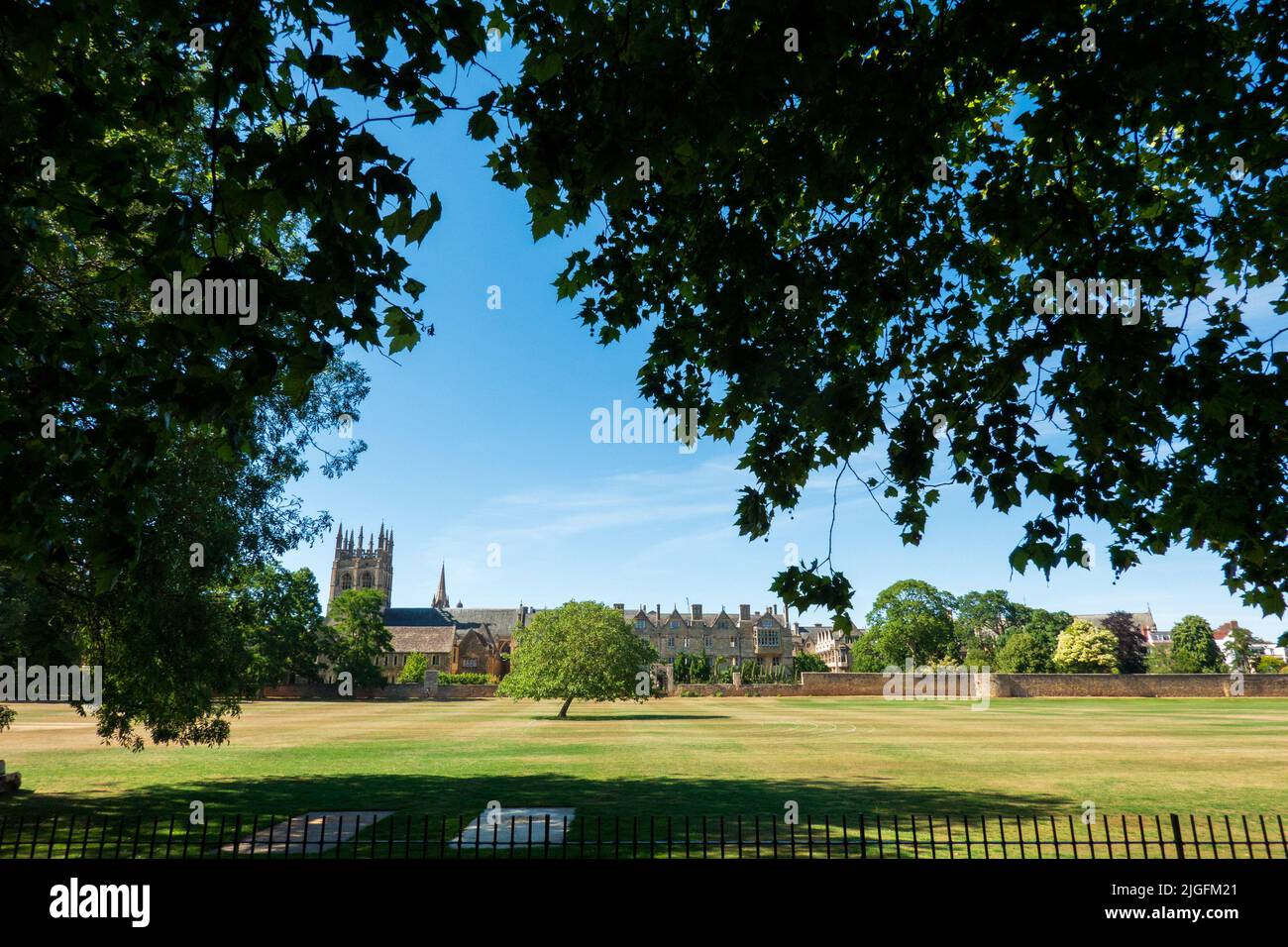Merton Field, Oxford Stock Photo - Alamy