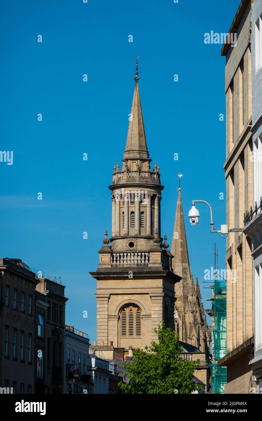 Spire, All Saints Church, Library of Lincoln College, Oxford Stock ...