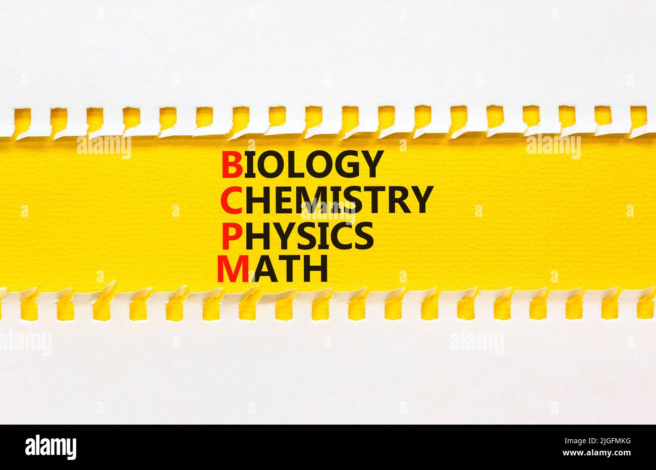 BCPM biology chemistry physics math symbol. Concept words BCPM biology ...