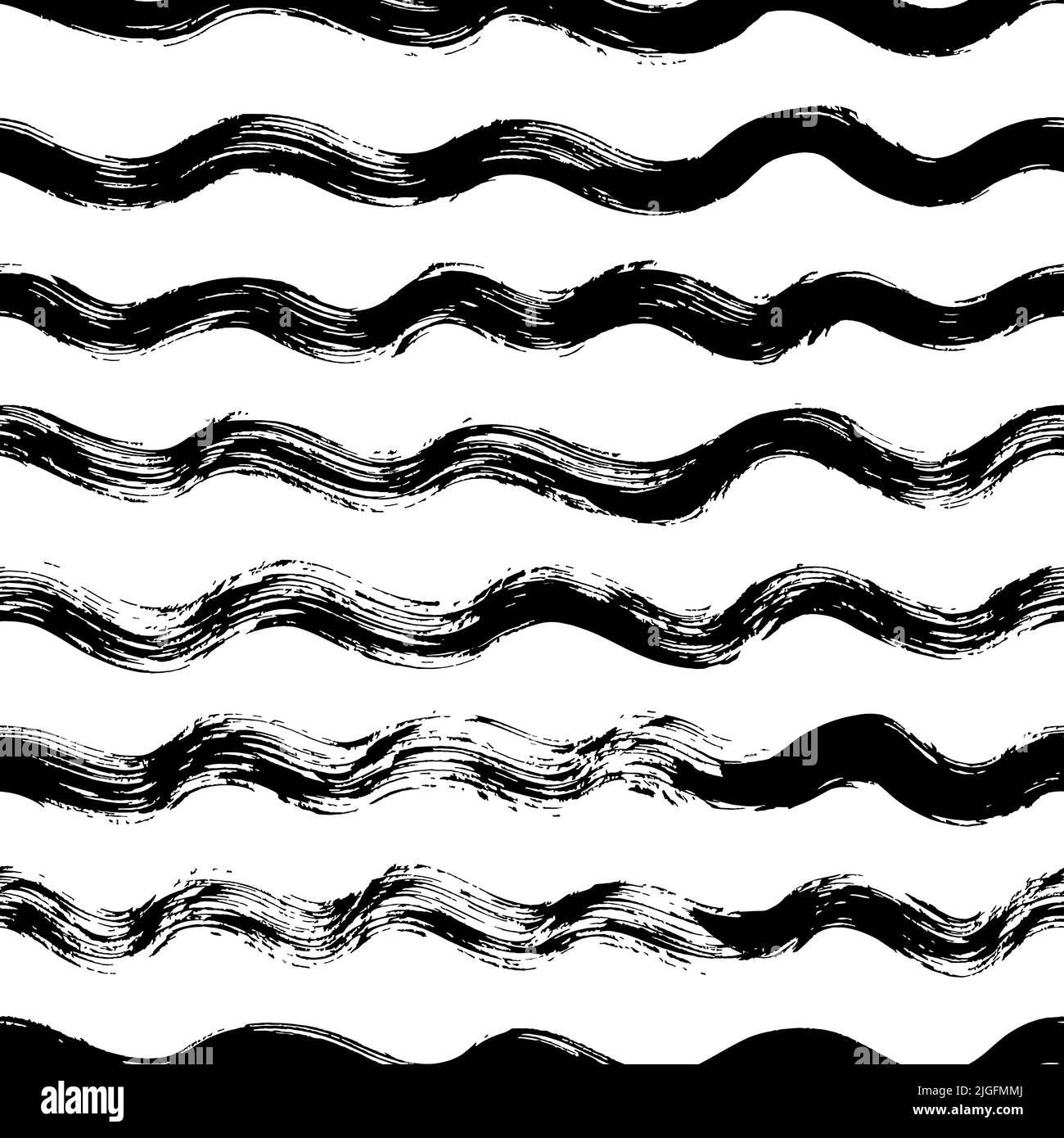 Abstract seamless hand drawn black wavy pattern Stock Vector Image ... Abstract seamless hand drawn black wavy pattern Stock Vector Image ...