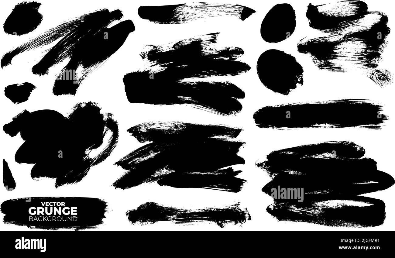 Brushstrokes paint Cut Out Stock Images & Pictures - Alamy