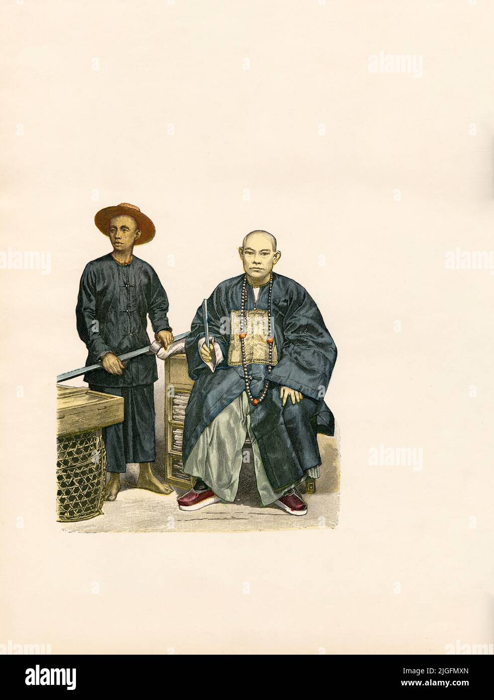 Chinese merchant 19th century hi-res stock photography and images - Alamy