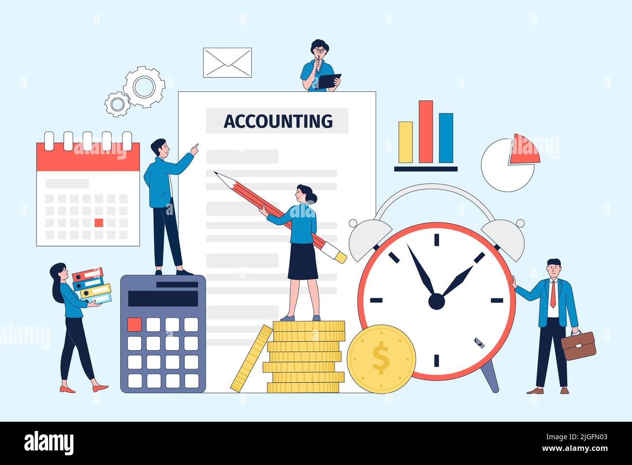 Financial Accounting Clipart