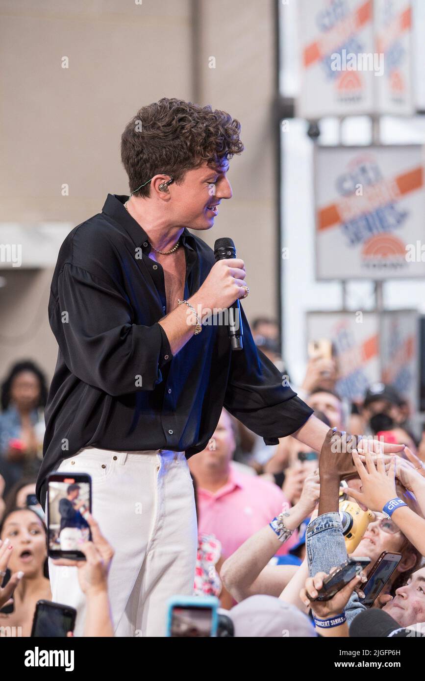 Charlie Puth on stage , NBC Today Show Concert Series with Charlie Puth ...