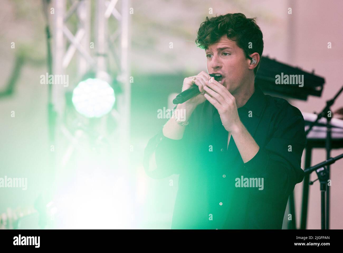 New York, NY, USA. 8th July, 2022. Charlie Puth on stage, NBC Today ...