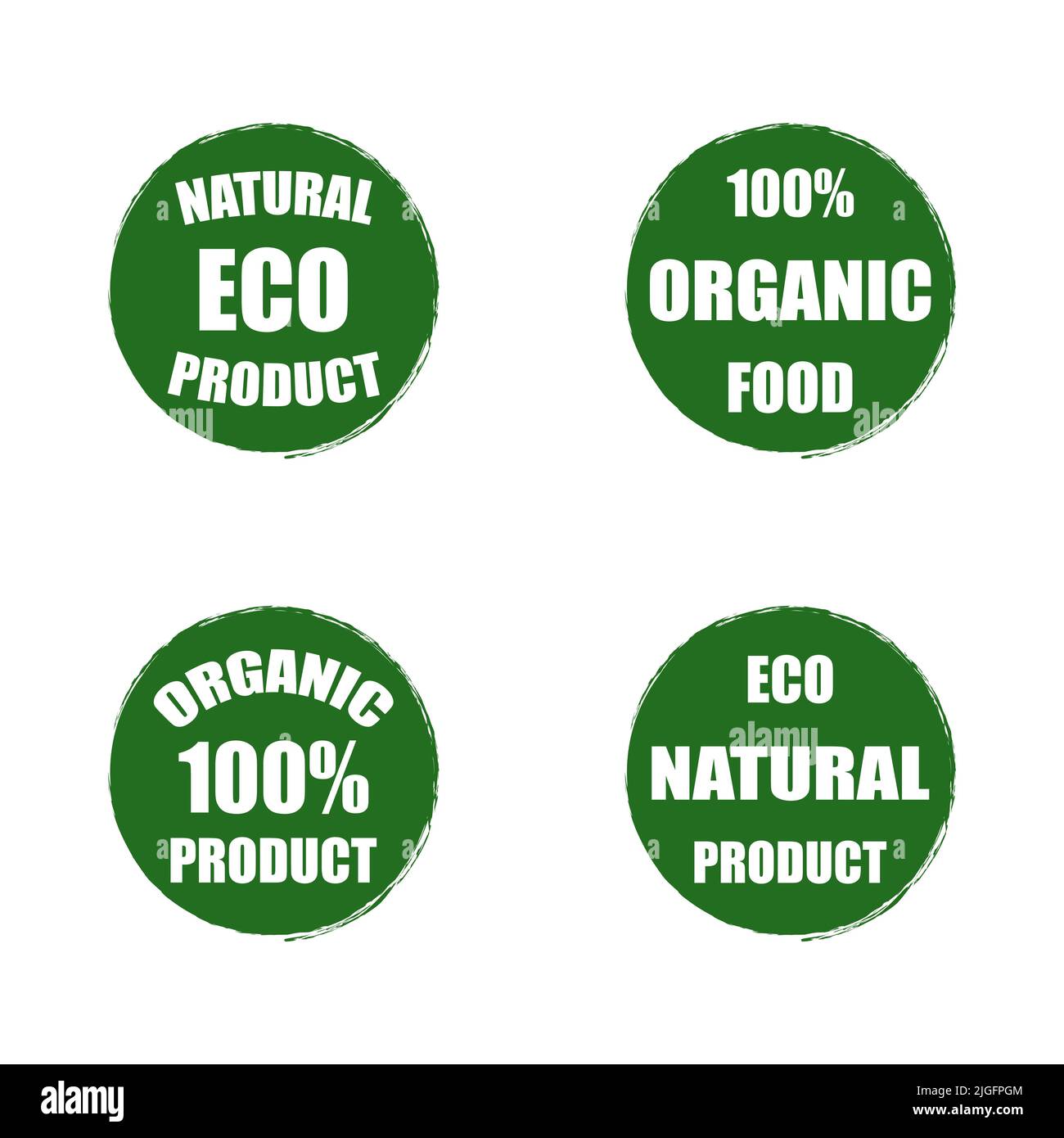 Vector badges, stickers, logo, stamp. Organic product. Labels for ...
