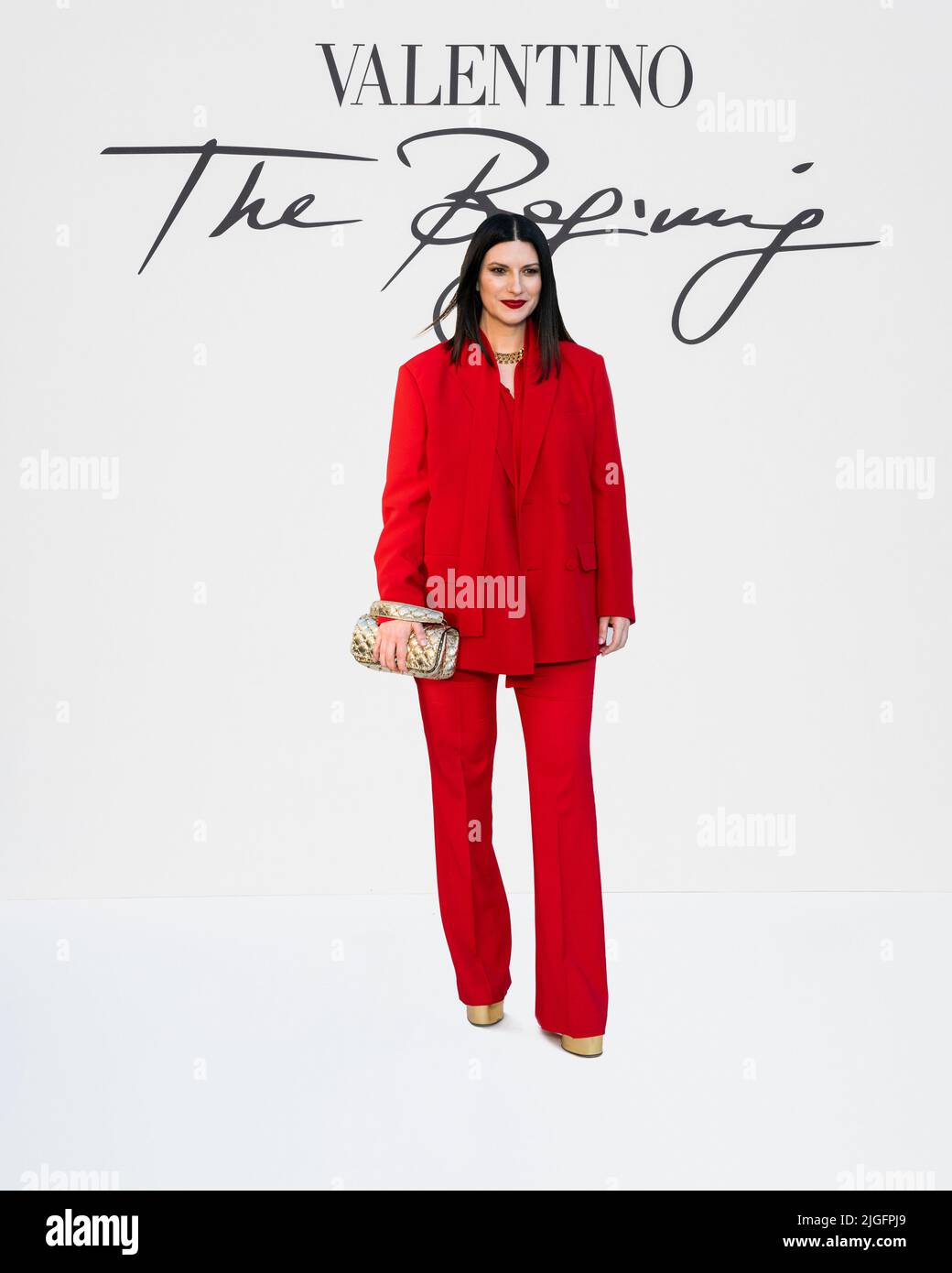 Laura Pausini Rome Haute Couture F/W 22-23 Valentino - The Begining ...
