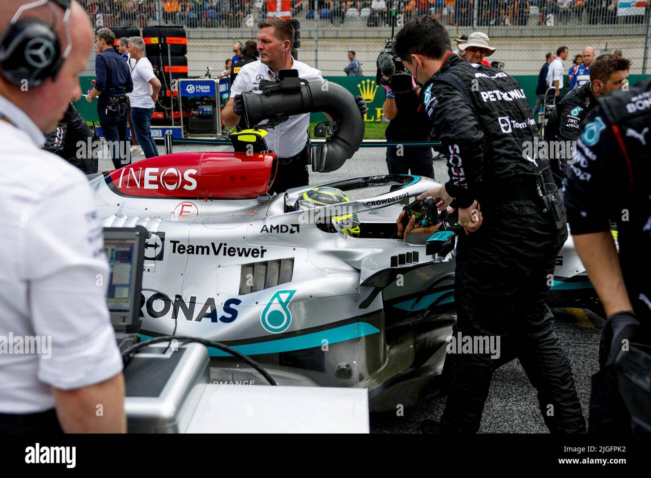 Spielberg, Austria. 10th July, 2022. #44 Lewis Hamilton (GBR, Mercedes ...