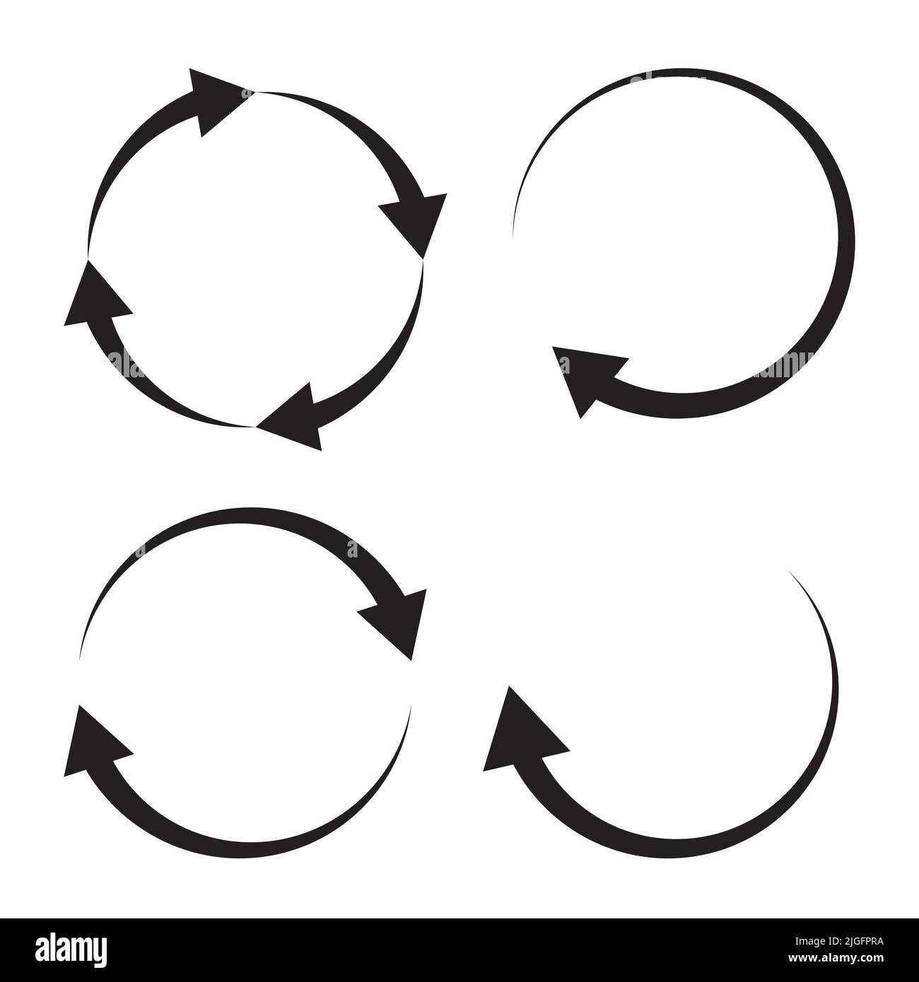 Circular arrows Stock Vector Images - Alamy