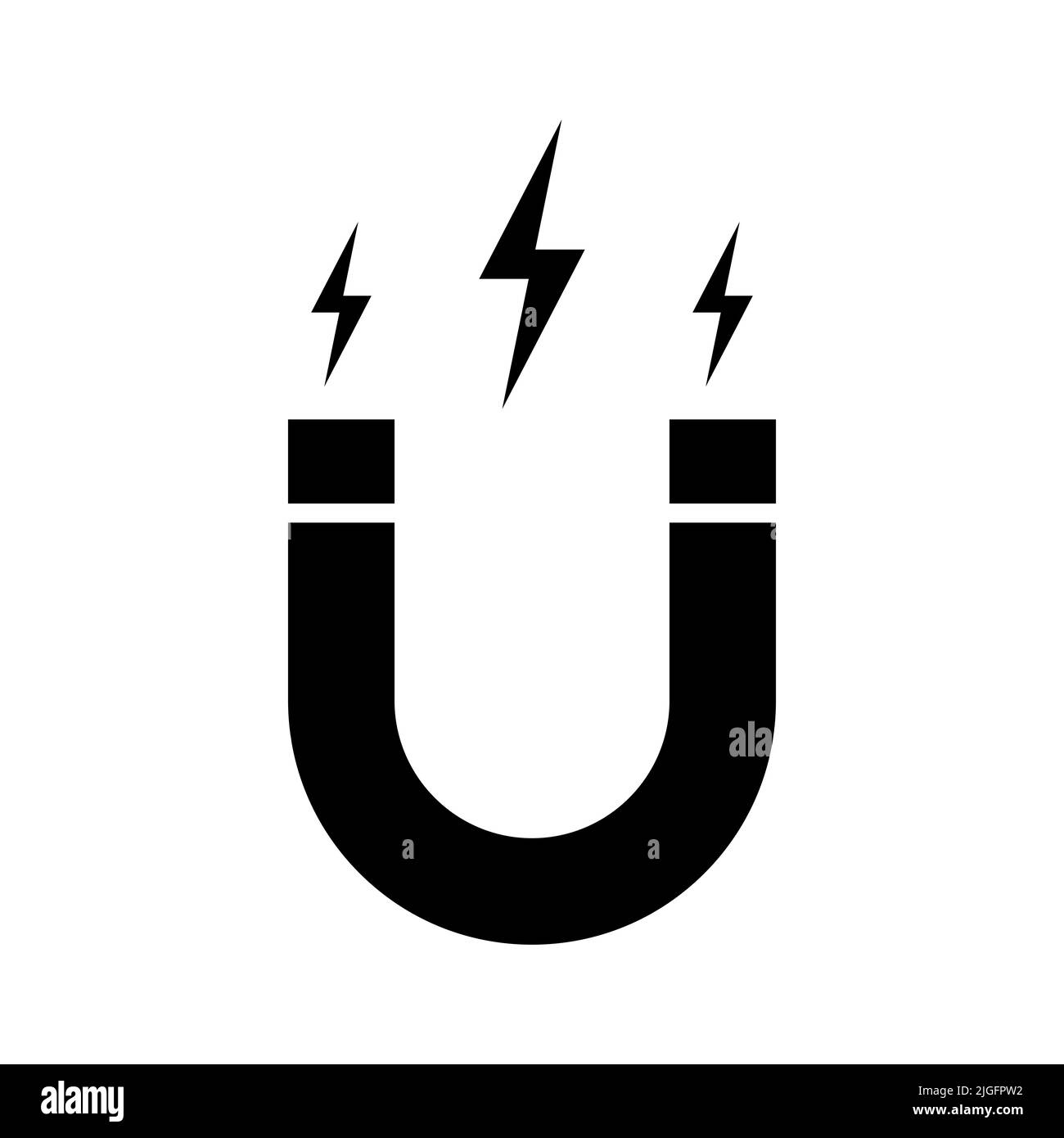 Magnet icon vector isolated on white background Stock Vector Image ...