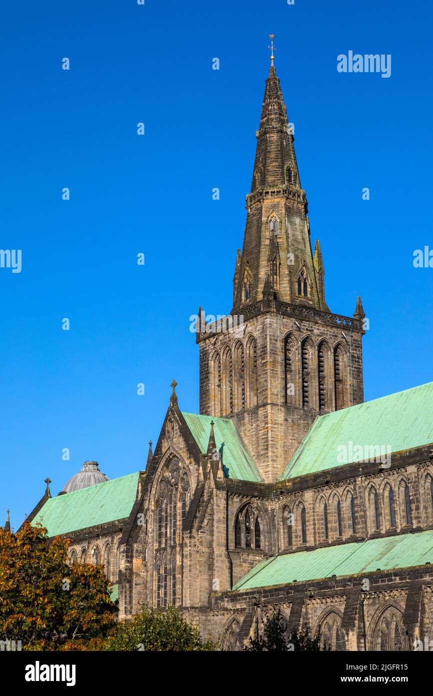 The historic Glasgow Cathedral, or also known as St. Mungos Cathedral ...