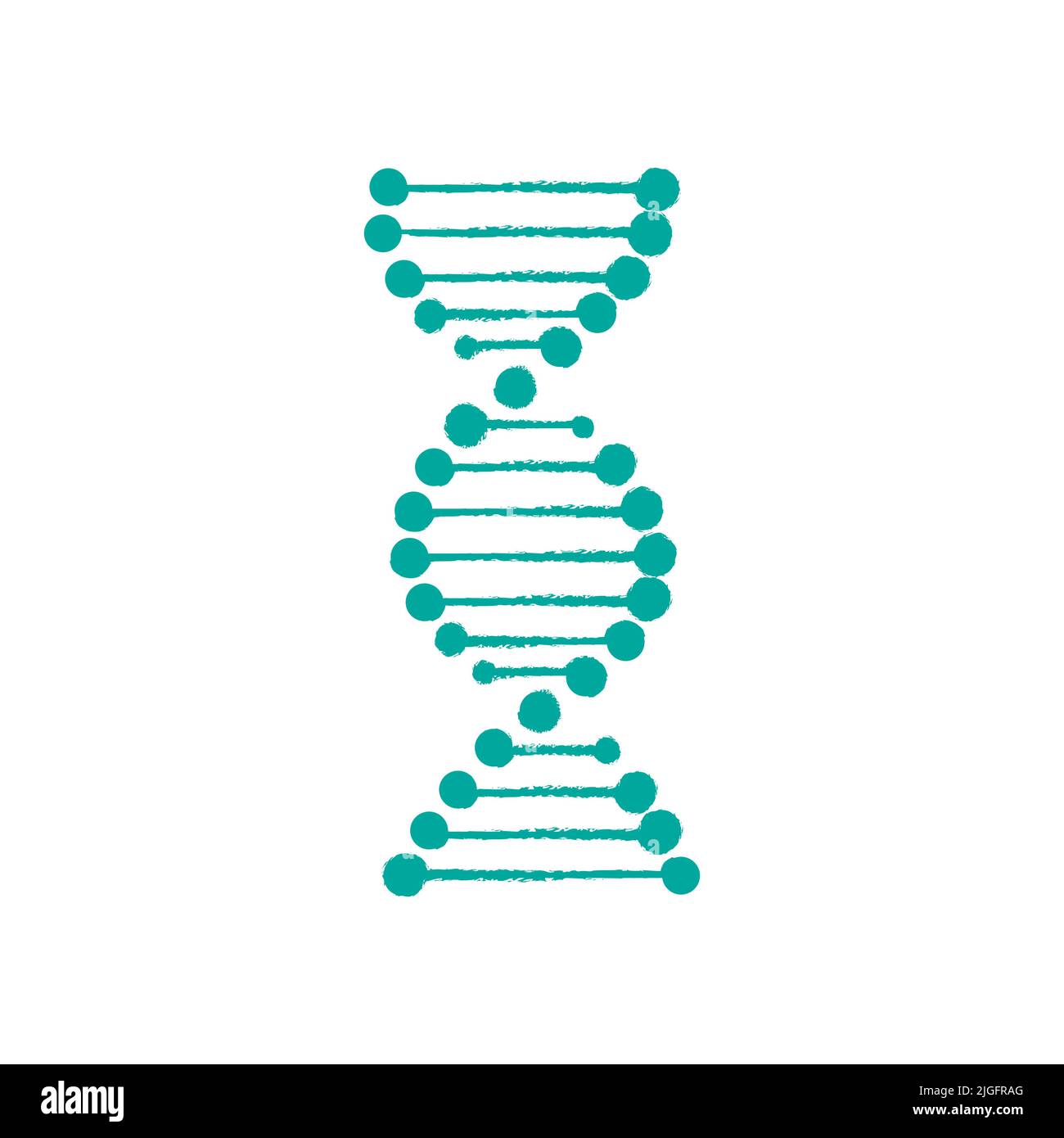 DNA icon vector illustration. DNA symbol isolated on white background ...